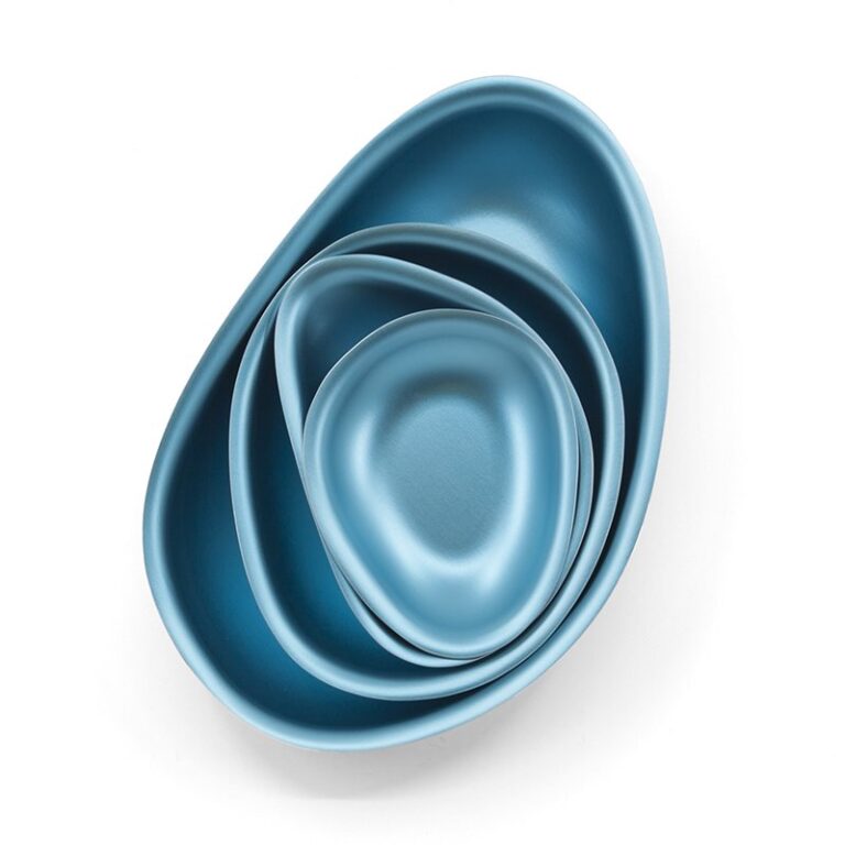 Fink Tidal Pool Bowls (4) Aqua - Make Designed Objects