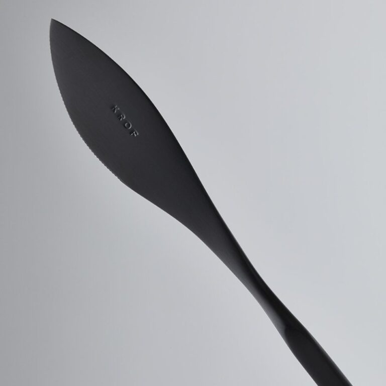 Krof Cutlery 24pc Matt Black - Make Designed Objects