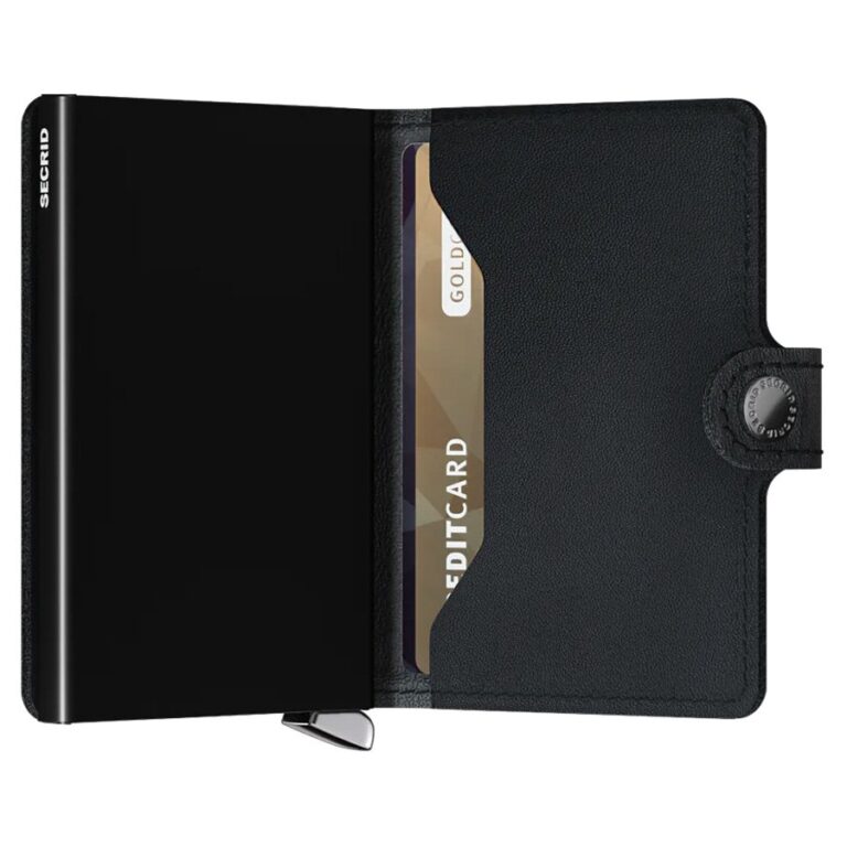 Secrid Wallet Mini Black Emboss Lines - Make Designed Objects