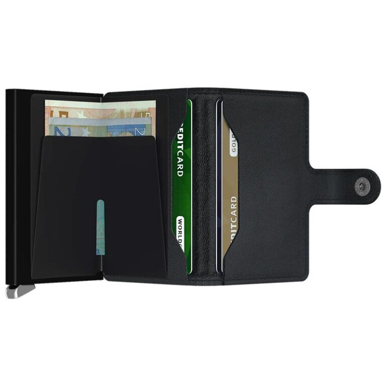 Secrid Wallet Mini Black Emboss Lines - Make Designed Objects