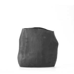 Foundry Chalk Vase Tall Ebony - Make Designed Objects