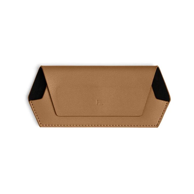 Fox & Leo Glasses Case Tan - Make Designed Objects