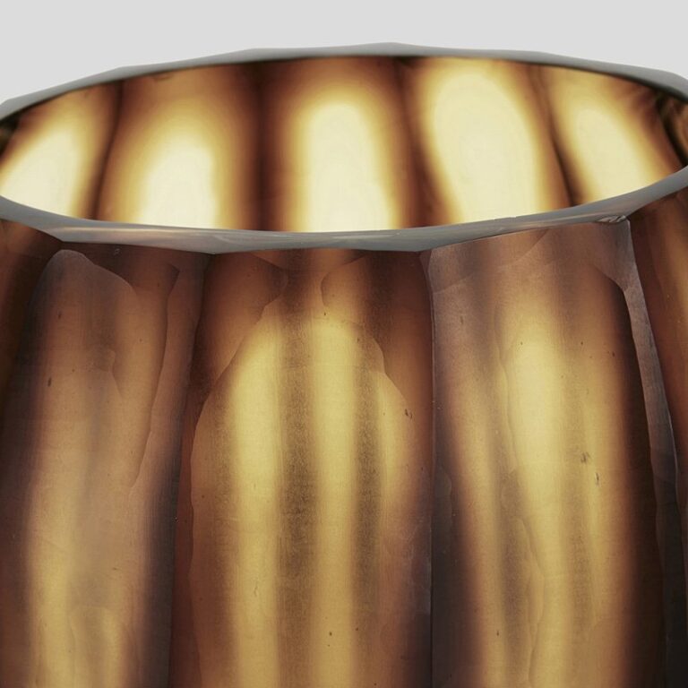 Foundry Aura Vase Amber Large - Make Designed Objects