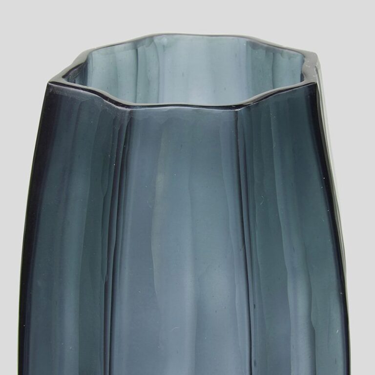 Foundry Lotus Vase Petrol Tall - Make Designed Objects