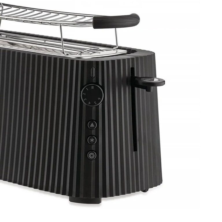Alessi Plisse Toaster Long Black - Make Designed Objects