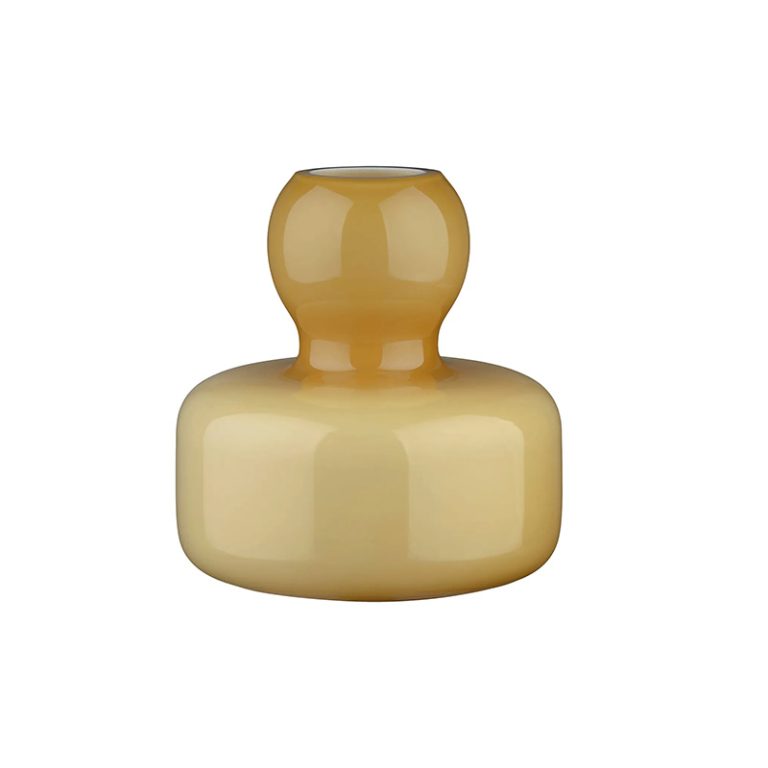 Marimekko Vase Flower Opaque Honey - Make Designed Objects