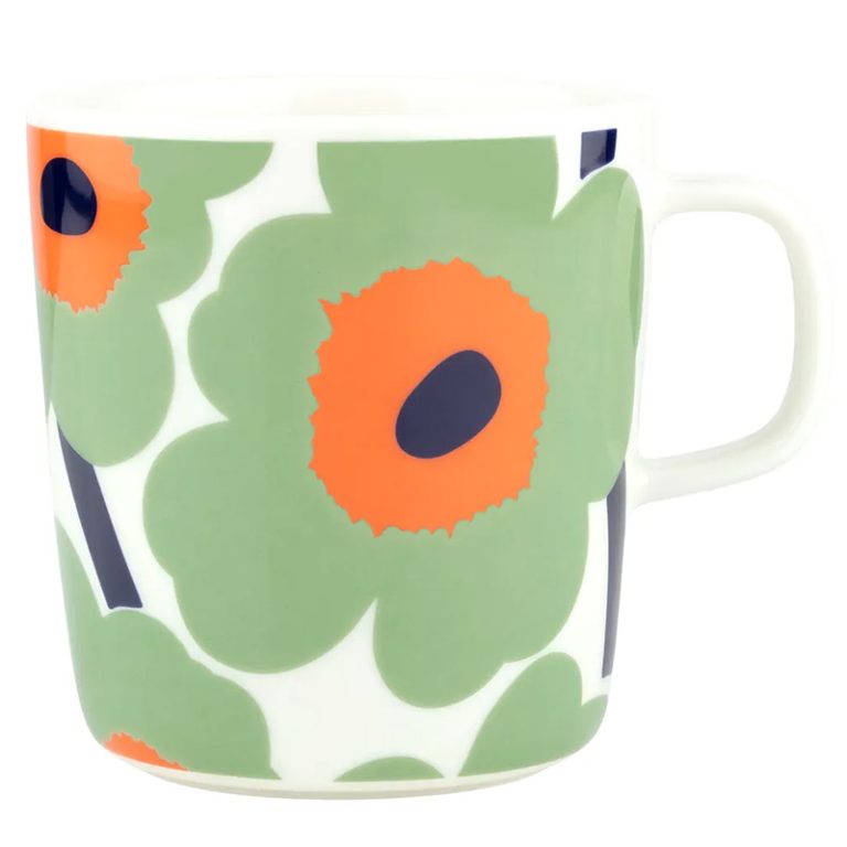 Marimekko Mug Unikko Sage 400ml - Make Designed Objects