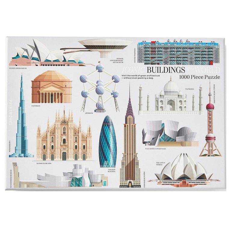 Printworks Iconic Buildings Puzzle - Make Designed Objects