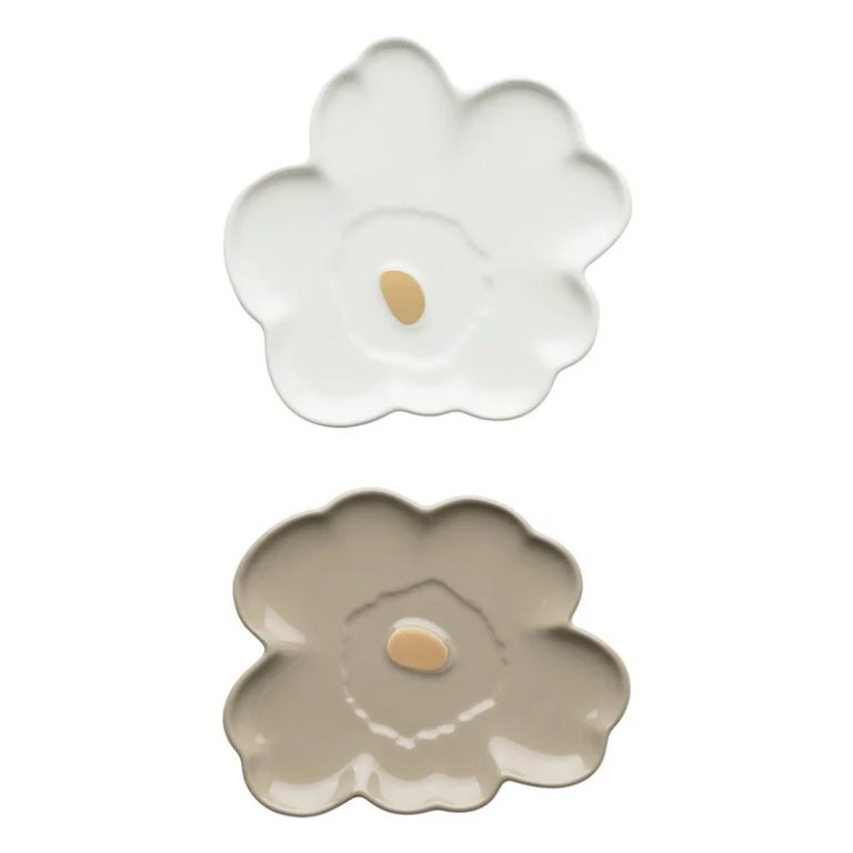 Marimekko Shape Plates White Terra (2) - Make Designed Objects