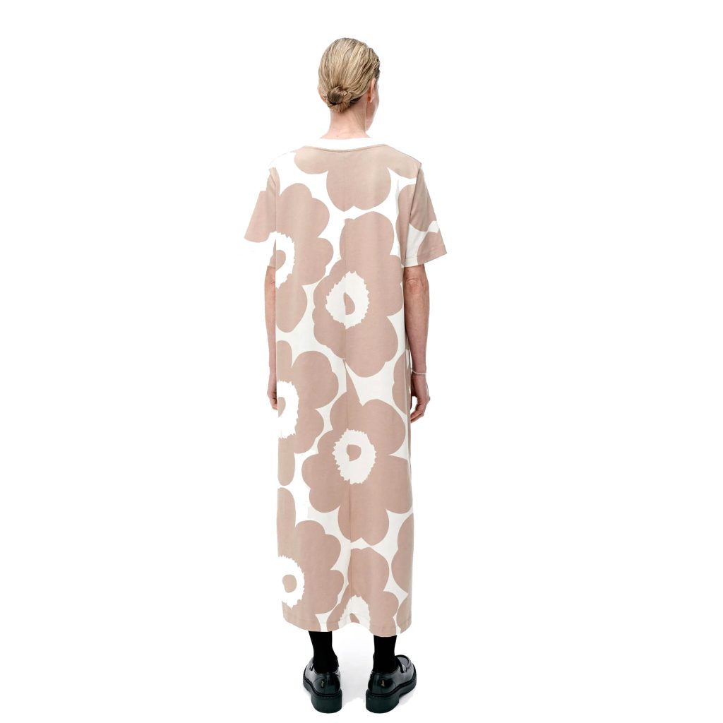 Marimekko Dress Pahlo Unikko Beige Med - Make Designed Objects