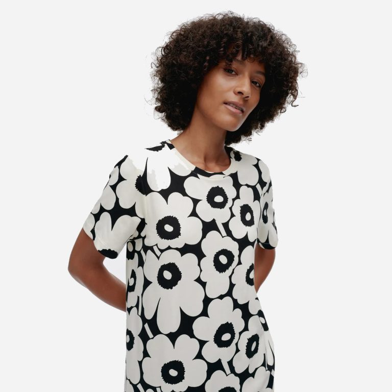 Marimekko Dress Pisteinen Black L - Make Designed Objects