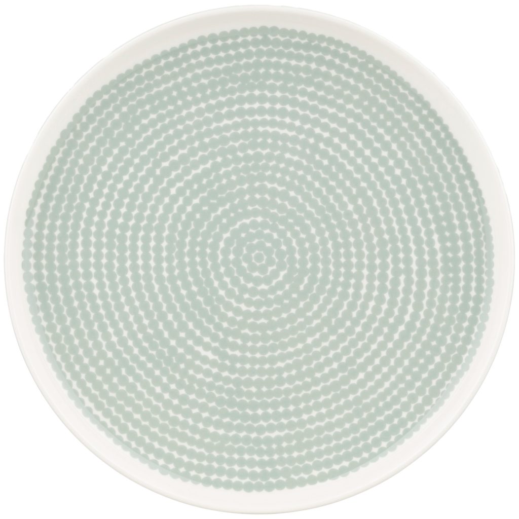 Marimekko Plate Rasymatto Sage 25cm - Make Designed Objects